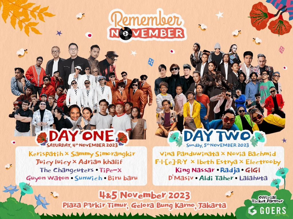 Catat Jadwal Konser Musik Bulan November Di Indonesia